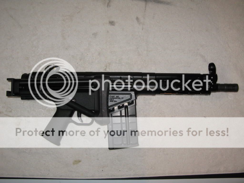 PTR 308 PDW ist heute gekommen... (Aktualisierte Schienen und vertikaler Griff installiert ...